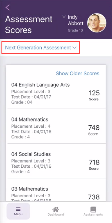 Viewing Your Assessment Scores – ProgressBook Parent & Student