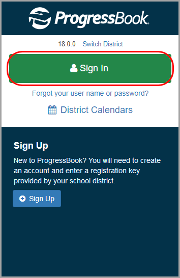 Signing In to ProgressBook (Standard) – ProgressBook Parent & Student