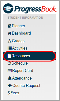 Accessing Resources – ProgressBook Parent & Student